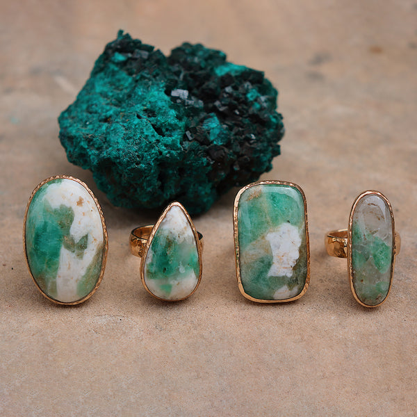 Emerald Quartz Ring - Bahgsu